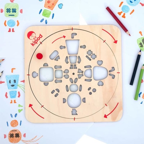 ארטוויסט – שבלונת ציור רובוטים מבית KIPOD