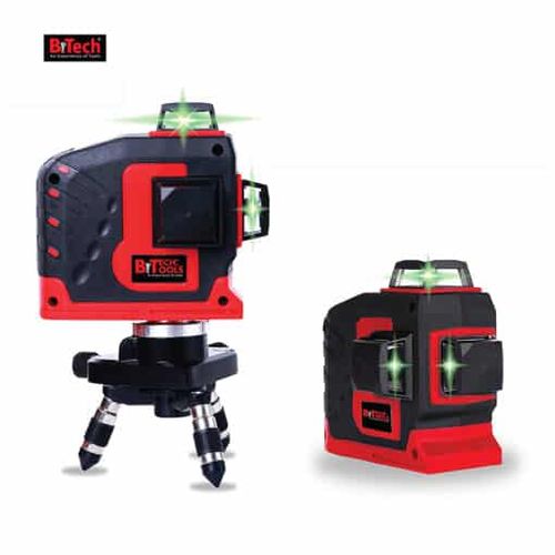 לייזר (ירוק) 12 קוו B.TECH 3D-XX כולל אביזרים B-TECH TOOLS - B-TECH ...