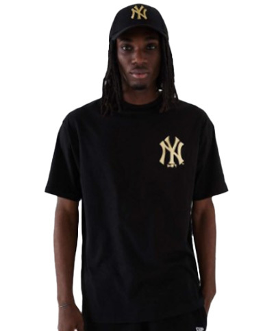 חולצת ניו ארה MLB MLB BP METALLIC TEE NEYYAN / גברים - אלוף ספורט