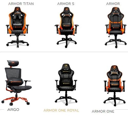 OMC כסא גיימינג COUGAR Armor S Black gaming chair