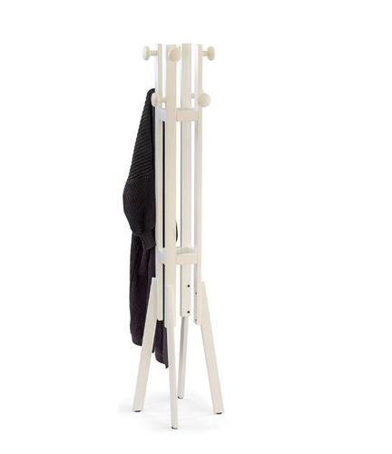 מעמד מעילים 4 רגליים לבן ALBA Coat Rack