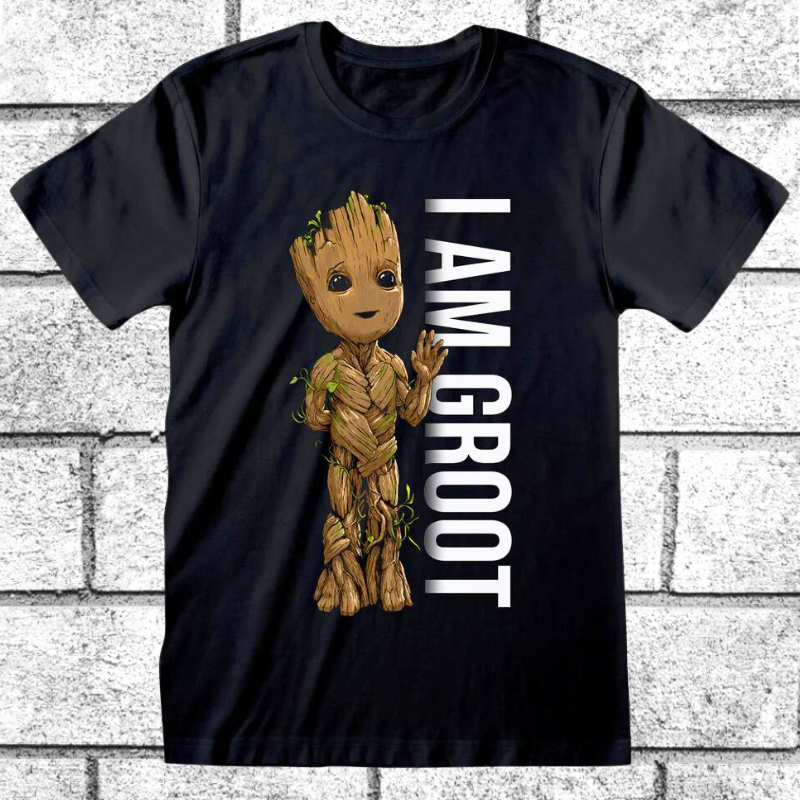 Guardians of the Galaxy חולצה קצרה - I Am Groot Text
