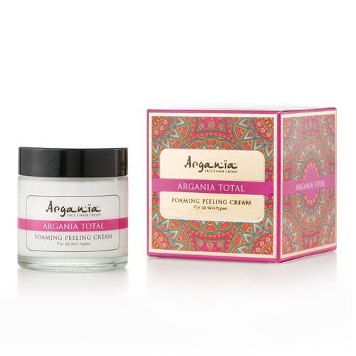 קרם פילינג מקציף לכל סוגי העור ARGANIA ארגניה 120 מ"ל | הייר קוסמטיקס