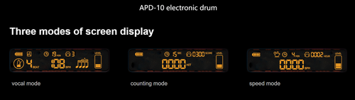 פד אימון דיגיטלי לתופים APD-10 מבית AROMA - Aroma - מערכות פדים אלקטרוניים
