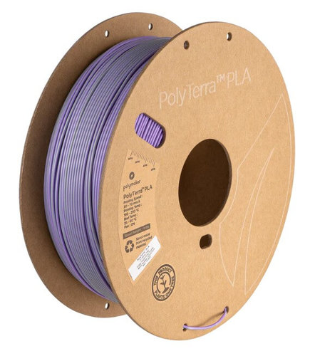 פילמנט משולב אפור-סגול 1 ק"ג 1.75 מ"מ - PolyTerra Dual PLA Grey-Purple