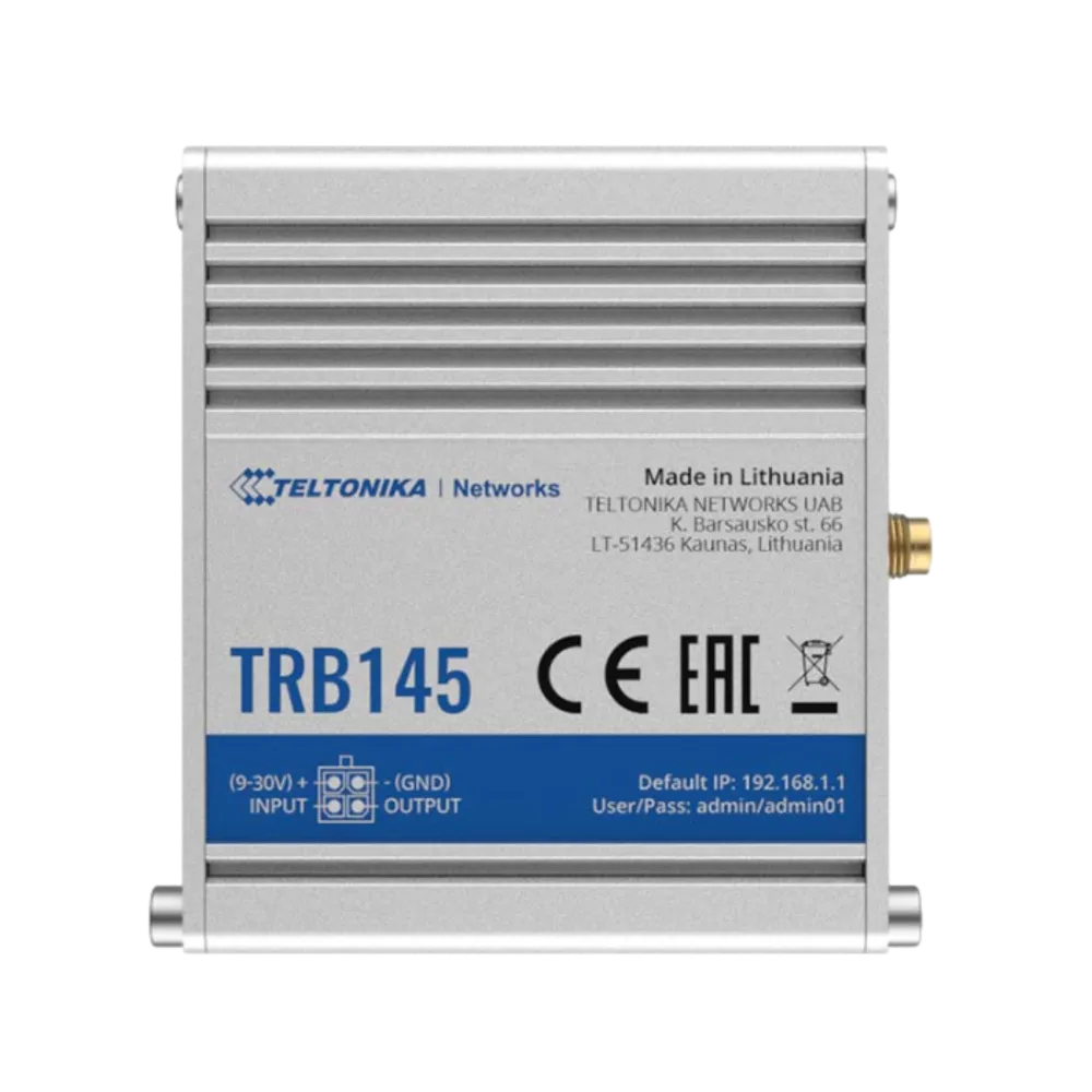 Teltonika TRB145 INDUSTRIAL RUGGED LTE RS485 GATEWAY - TELTONIKA ...