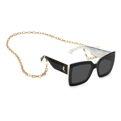 JIMMY CHOO RENEE/N/S - 807 9O שחור | משקפי שמש אישה - JIMMY CHOO ...