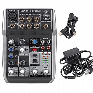 מיקסר – Behringer Xenyx Q502 - BEHRINGER - מיקסרים