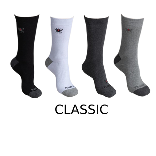 6 זוגות גרביים איכותיות דגמים REDBACK CLASSIC | Super Light - מגוון צבעים