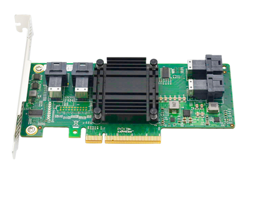 PCIe x8 4 x SFF-8643 NVMe SSD Adapter Card LR LINK - כרטיסי רשת ...