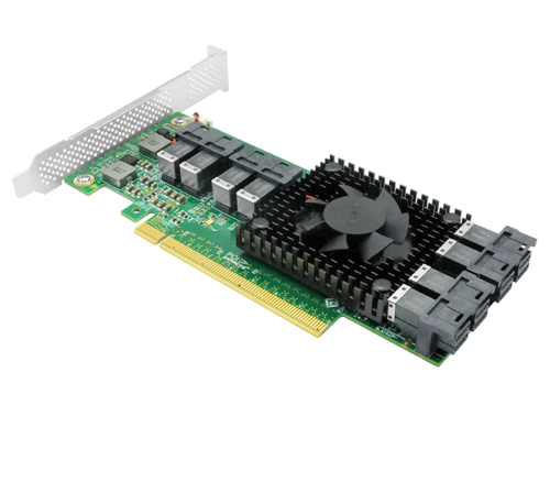 PCIe 3.0 x16 8x SFF-8643 NVMe SSD Adapter Card LR LINK - כרטיסי רשת ...