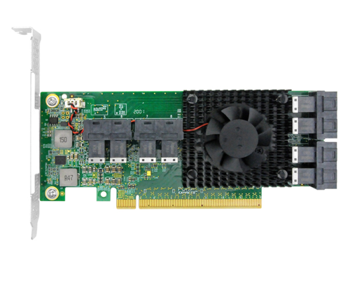 PCIe 3.0 x16 8x SFF-8643 NVMe SSD Adapter Card LR LINK - כרטיסי רשת ...