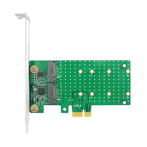 6Gb PCIe x1 to 2-Port M.2 RAID Card LR LINK - כרטיסי רשת לפתרונות NVME