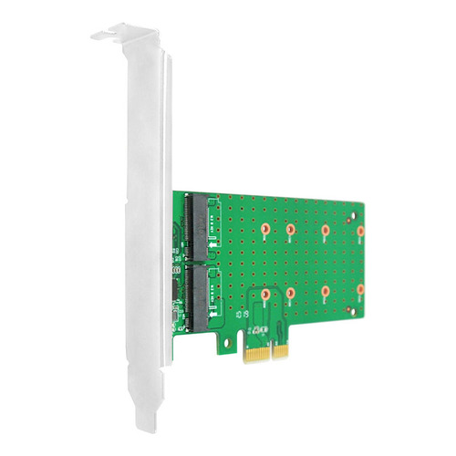 6Gb PCIe x1 to 2-Port M.2 RAID Card LR LINK - כרטיסי רשת לפתרונות NVME