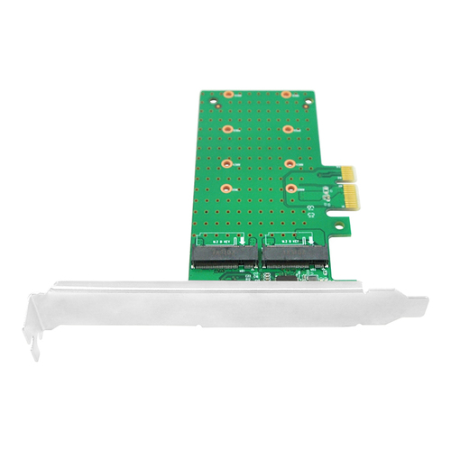 6Gb PCIe x1 to 2-Port M.2 RAID Card LR LINK - כרטיסי רשת לפתרונות NVME
