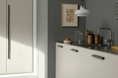 ידית Track עץ אלון חום כהה - כל הגדלים Furnipart - Furnipart - ידיות עץ