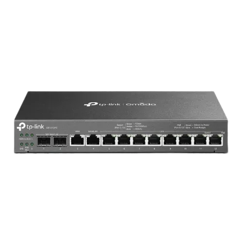 ER7212PC Omada 3-in-1 Gigabit VPN Router PoE+ - OMADA - תקשורת ומתגים