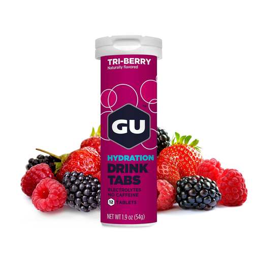 טבליות מתמוססות GU HYDRATION DRINK TABS TRI BERRY GU ENERGY LABS - GU ...