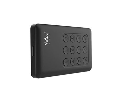 דיסק קשיח חיצוני מוגן סיסמא Netac K390 2TB USB 3.0 - - כוננים קשיחים