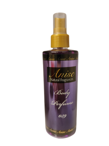 Anise Natural Fragrances Body Perfume 39 250ML - Anise טיפוח גוף
