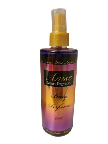 Anise Natural Fragrances Body Perfume 016 250ML - Anise טיפוח גוף