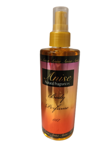 Anise Natural Fragrances Body Perfume 017 250ML - Anise טיפוח גוף