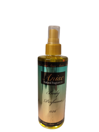 Anise Natural Fragrances Body Perfume 026 250ML - Anise טיפוח גוף