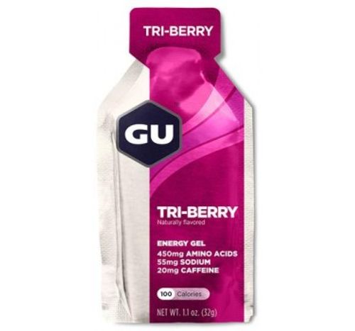 ג'ל אנרגיה גו בטעם פירות יער - GU ENERGY GEL TRI BERRY 32G - - ג'ל אנרגיה