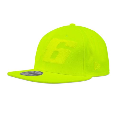 כובע ולנטינו רוסי צהוב VR46 NEW ERA NEON YELLOW TONE-ON-TONE CORE CAP