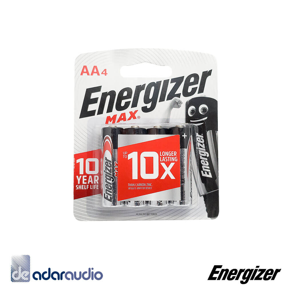 4 סוללות Energizer MAX AA4 LR6 1.5v
