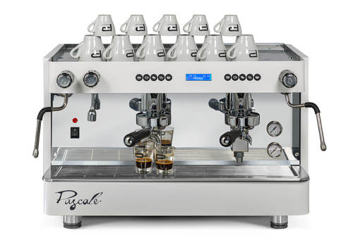 מכונת קפה מקצועית פסקל 2 ראשים Pascale Siena Pro professional coffee ...