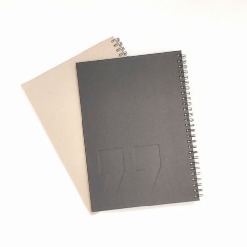 Spiral Notebook Quotation Mark Black Kariniti - Kariniti - כל הציוד משרדי