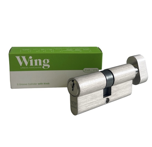 צילינדר 70 מרכזי 30+10+30 כפתור אחיד W01 - עמישי פרזול