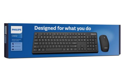 סט מקלדת ועכבר Philips C602