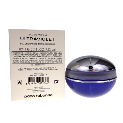 Ultraviolet Paco Rabanne 80ML EDP Tester - Paco Rabanne