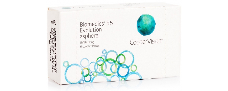 Biomedics 55 Evolution 24pck עדשות חודשיות Cooper Cooper vision ...