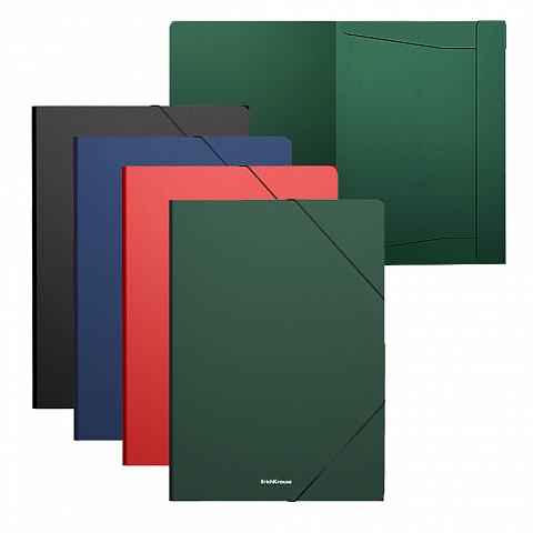 תיקייה עם גומי מעורב צבעים A4 MATT CLASSIC - תיקים פייל