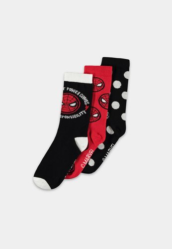 Marvel - Spider-Man - Crew Socks (3Pack) Difuzed - - גרביים