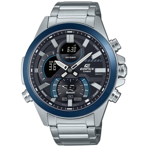 Casio Ecb 30db 1a אדיפיס בלוטוס אנלוגי דיגיטלי Casio Edifice Casio