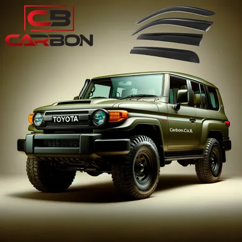 מגיני רוח לטויוטה לנדקרוזר FJ120 בהדבקה | קרבון אונליין