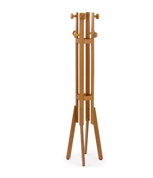 מעמד מעילים 4 רגליים שחור ALBA Coat Rack