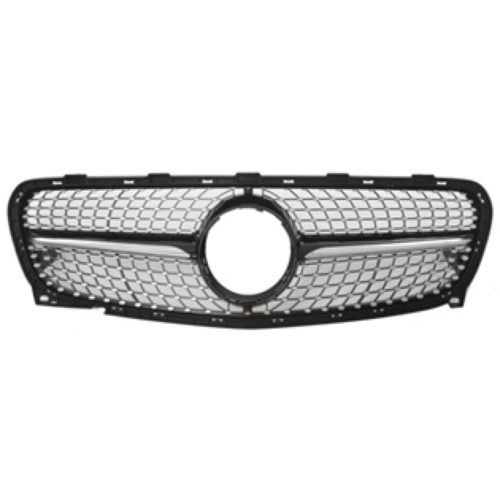 גריל קידמי דקורטיבי לרכב מרצדס W156 GLA מ2016-2019 דגם סקיי סטאר שחור ...