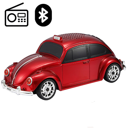 רמקול בלוטוס בעיצוב מכונית רטרו חיפושית - רמקולים לבית