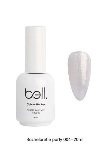 ראבר בייס עם צבע 20 מ"ל מס' 004 BACHLEL ORETTE PARTY bell - bell - לק ג ...