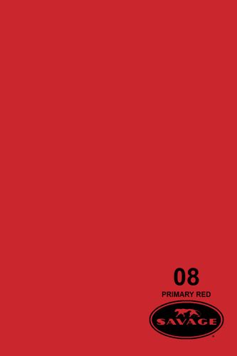 8 Savage Primary Red - Savage - רקעי נייר 2.72X11 מטר