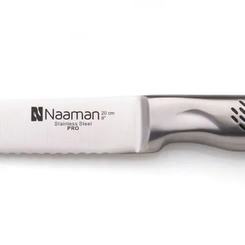 סכין לחם נירוסטה 20 ס"מ נעמן - Naaman - סכיני לחם