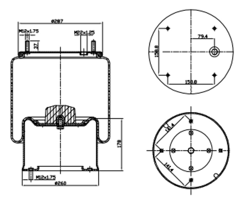 כרית אויר לנגרר 11 טון אראואר ROR - כרית אויר