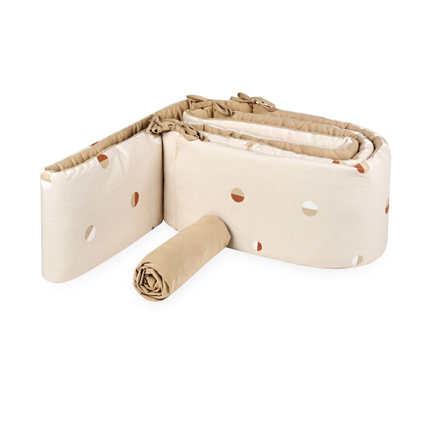 סט מצעים ללול עיגולים - לורה סוויסרה - LAURA SWISRA - מצעים ללול תינוק