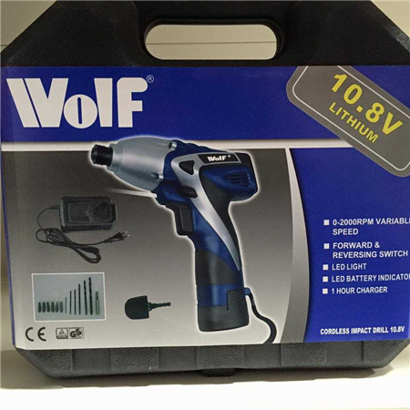 מברגת אימפקט 10.8V עם אביזרים WOLF | מברגות ומקדחות מקצועיות | קמחי כלי עבודה
