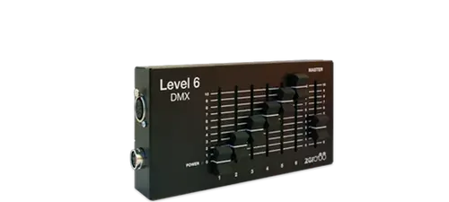 פיקוד תאורה 6 ערוצים ZERO 88 Level 6 DMX Zero88 - Zero - לוחות פיקוד תאורה